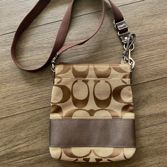 Coach | Bags | Coach Signature Crossbody Mini Bag | Poshmark